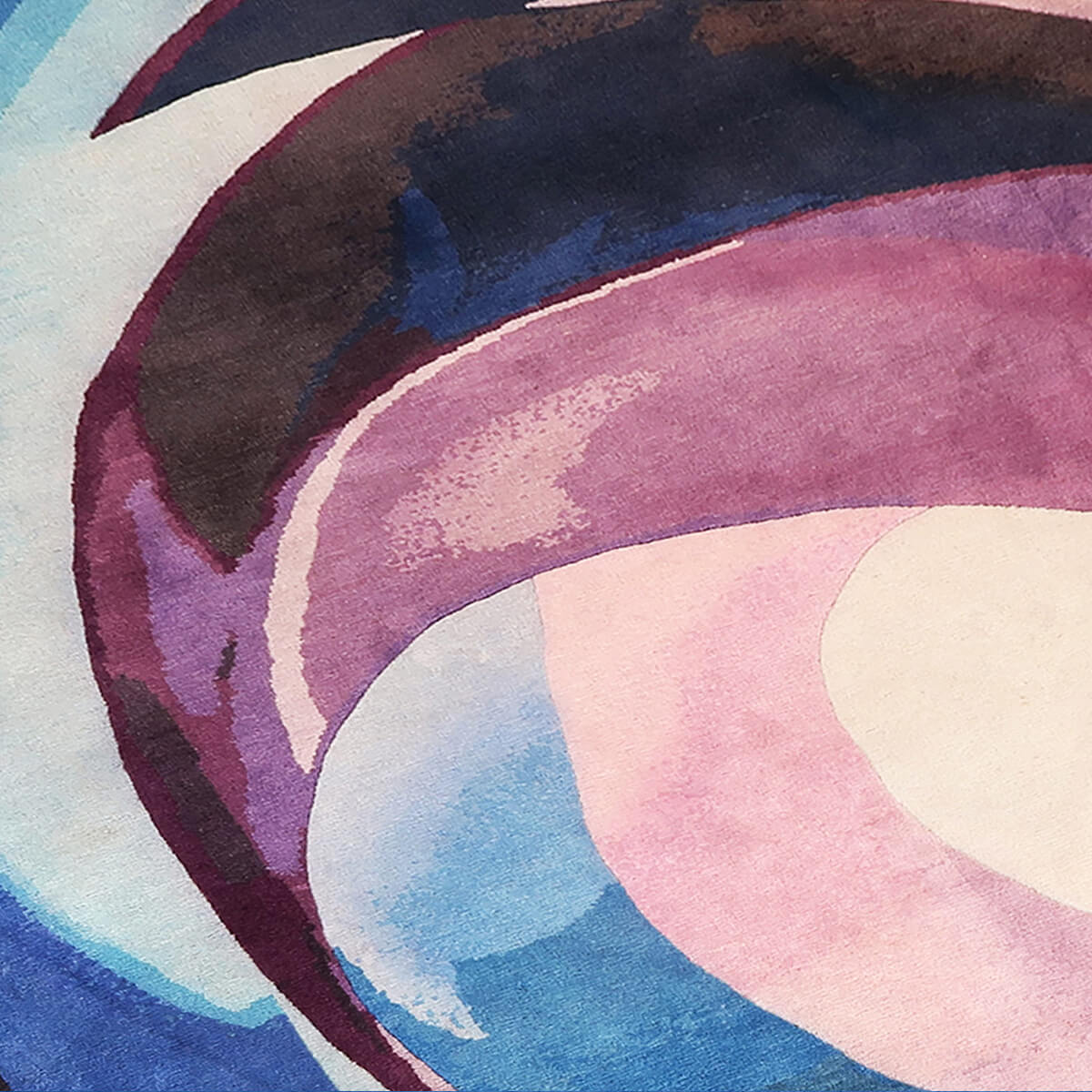 Purple Area Rug - Echoes of Light | Sonya Winner Rugs Studio