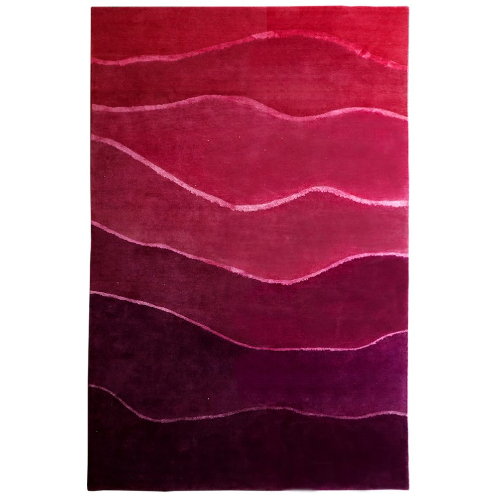 Landscape Red Area Rug - Sonya Winner Vibrant Contemporary Rugs