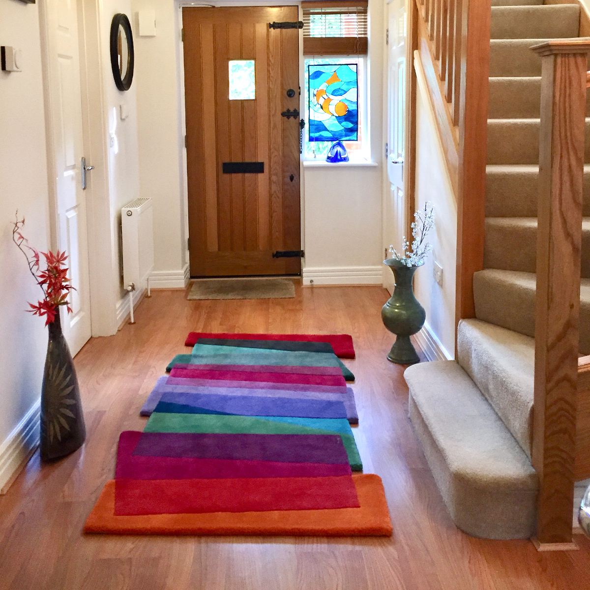 Magic Stepping Stones (Deep) Runner | Sonya Winner Contemporary Rugs